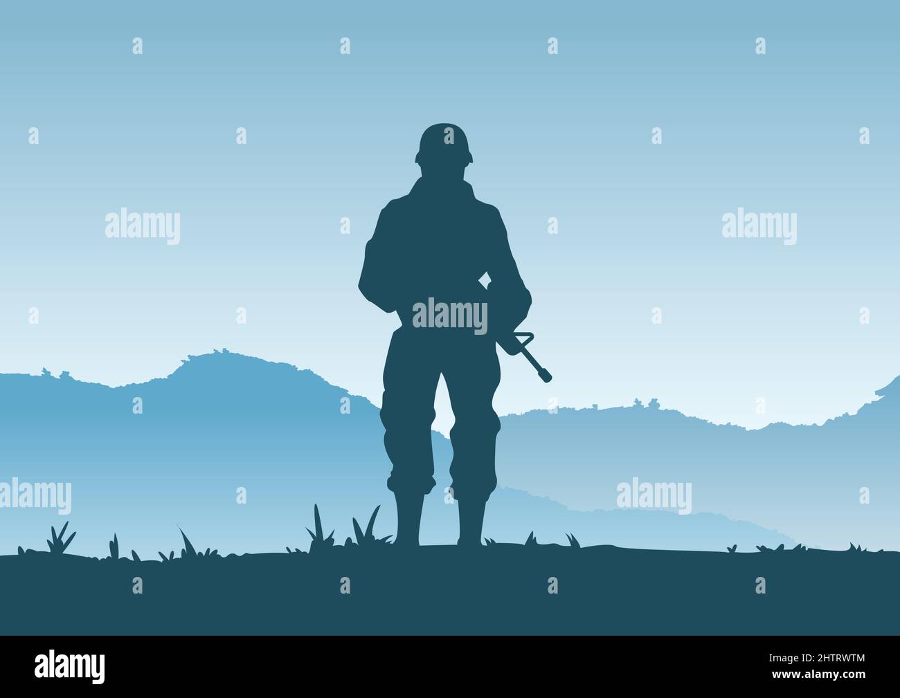 Defend the base Stock Vector Images - Alamy