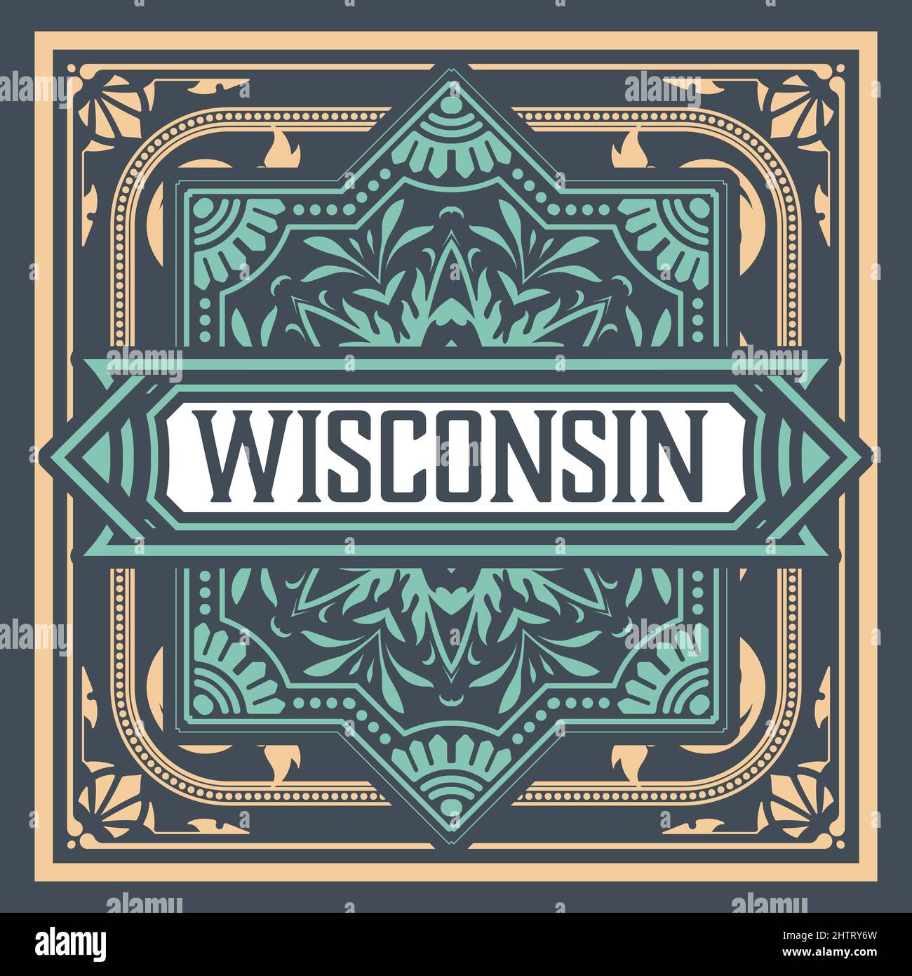 Western card with vintage style Stock Vector Image & Art - Alamy