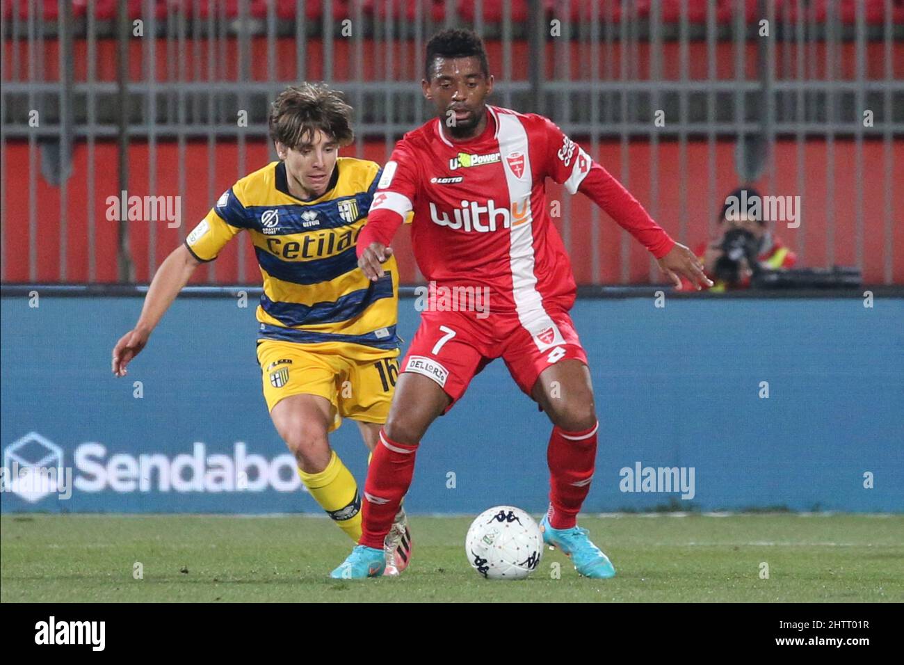 Jose Machin of AC MONZA in action during the Serie B match between AC ...