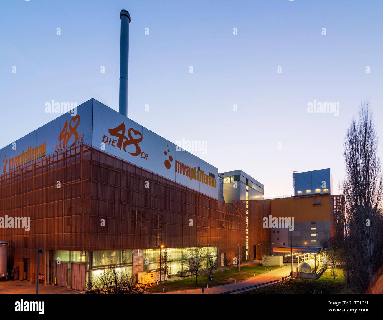 Wien, Vienna: waste incineration plant Müllverbrennungsanlage Pfaffenau ...
