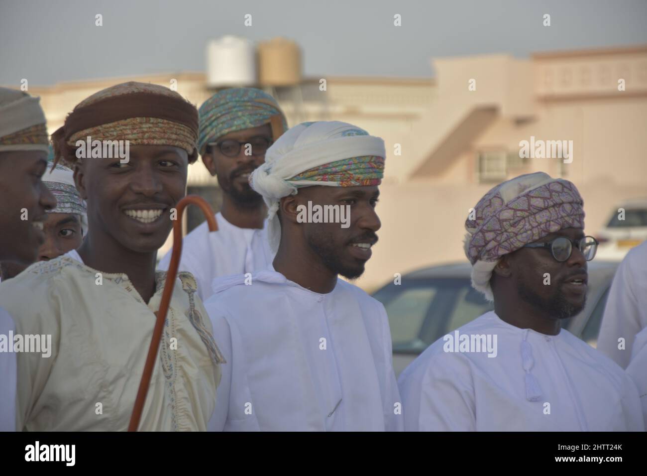 People looking at traditional Omani dance in wedding Stock Photo - Alamy