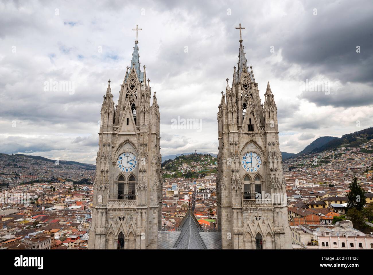 Image of the Basilica del Voto Nacional, Quito, Ecuador Stock Photo - Alamy