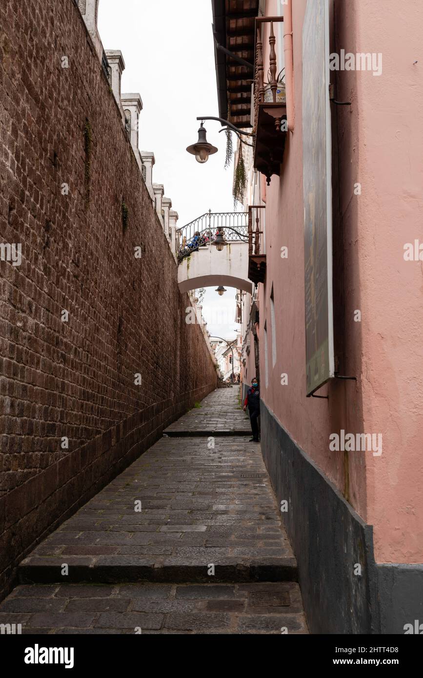 A Quito, Ecuador street scene Stock Photo - Alamy