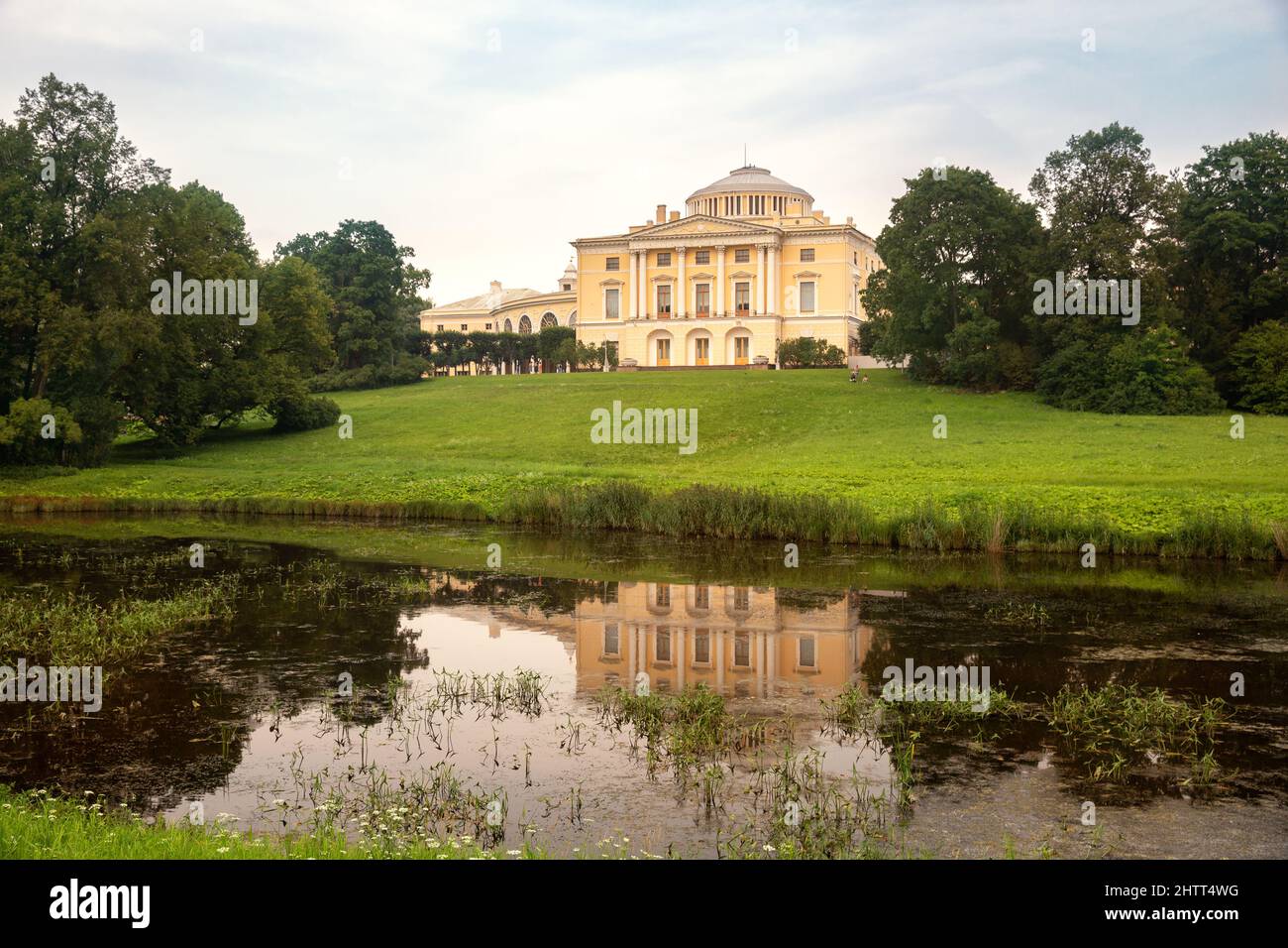St. Petersburg, Russia - July , 2016: Pavlovsk Palace and park on the ...