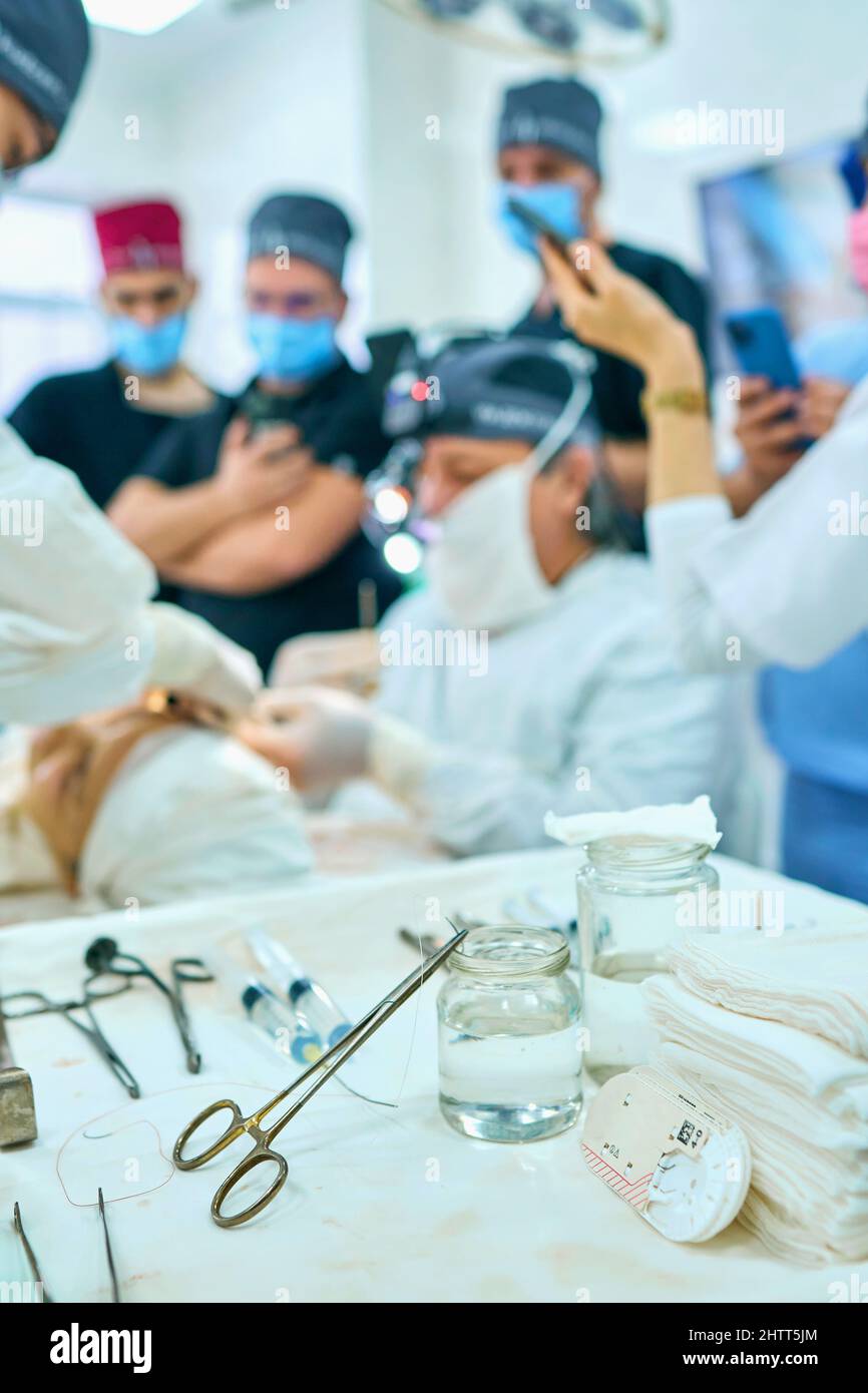 Laparoscopy operation process hi-res stock photography and images - Alamy