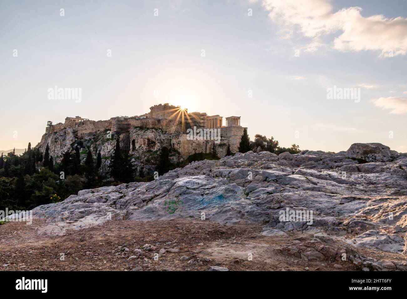 Sunrise at the Acropolis of Athens, Greece Stock Photo - Alamy