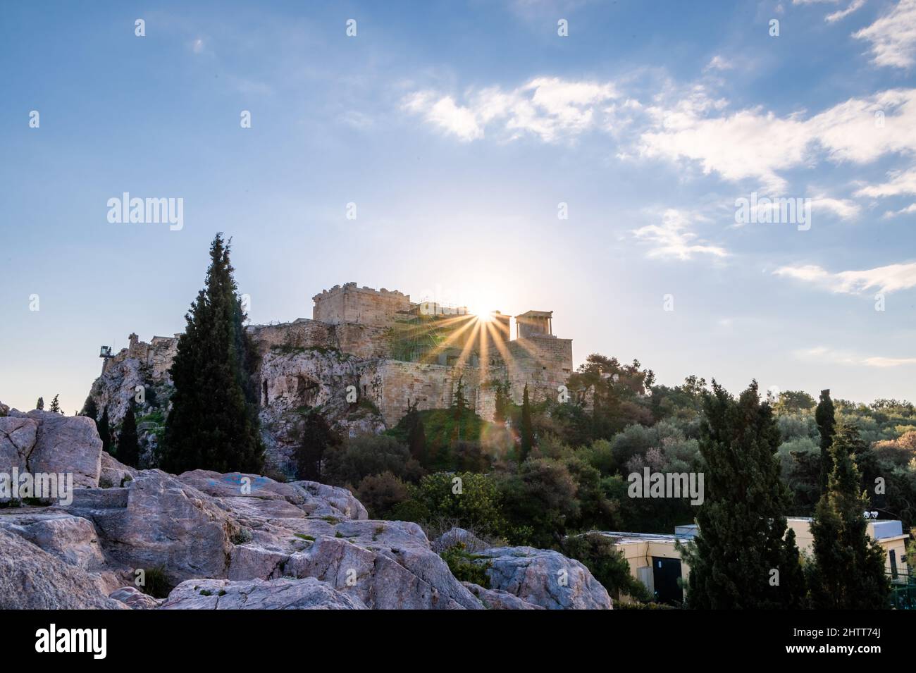 Sunrise at the Acropolis of Athens, Greece Stock Photo - Alamy