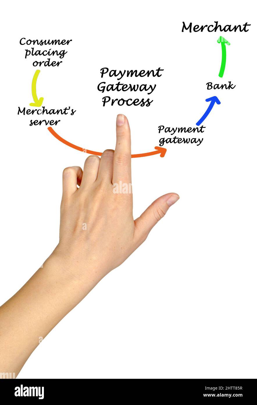 Components of payment gateway process Stock Photo - Alamy