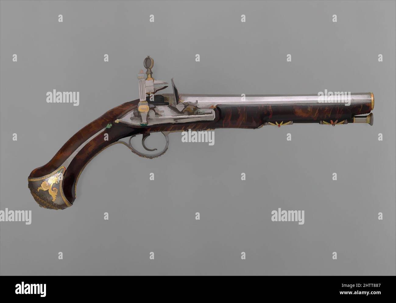 Art inspired by Miquelet Pistol, ca. 1790–1807, Barcelona, Spanish ...