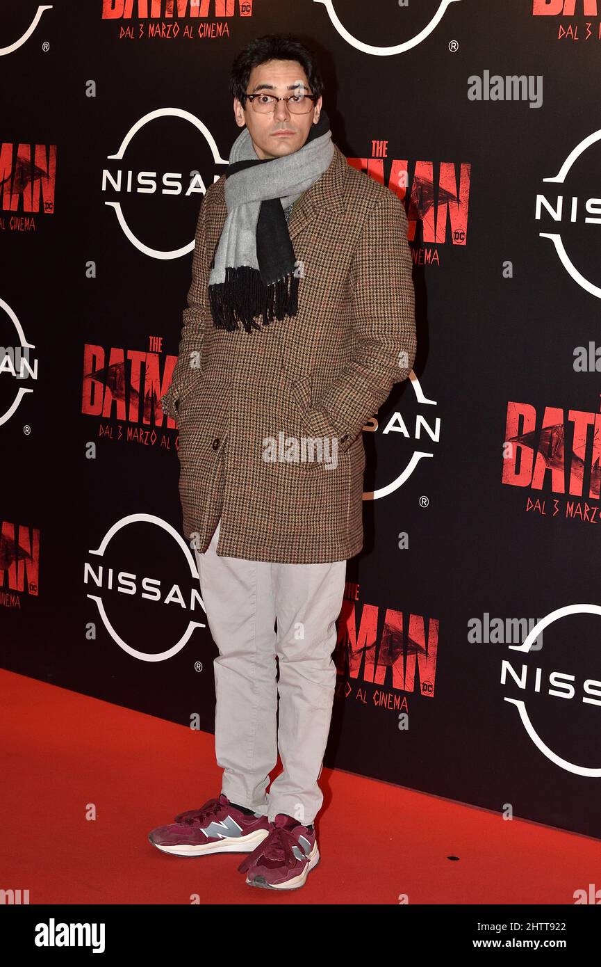 Roma, Italien. 02nd Mar, 2022. Leandro Lodini attends the red carpet of ...