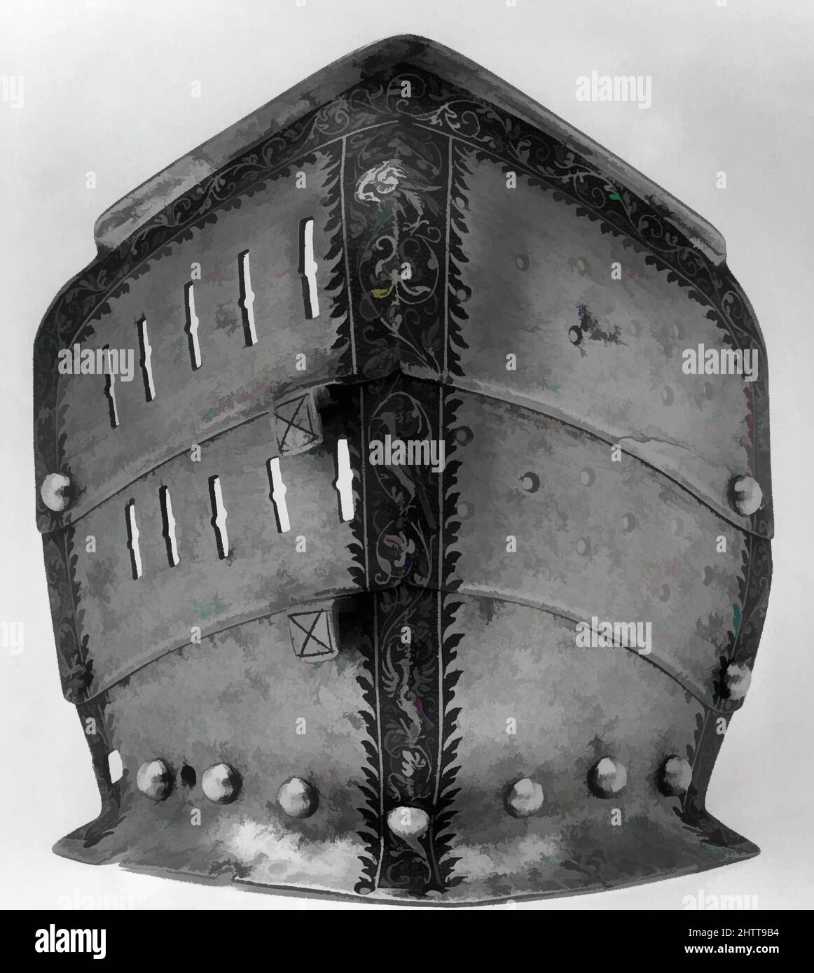 Art inspired by Falling Buffe for a Helmet, ca. 1555–60, Landshut ...