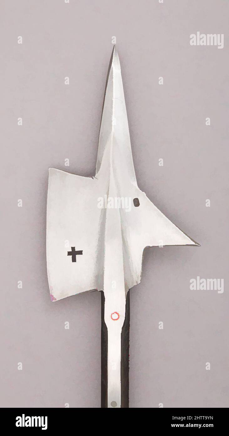 Art inspired by Halberd, second half 15th century, Swiss, Steel, wood ...