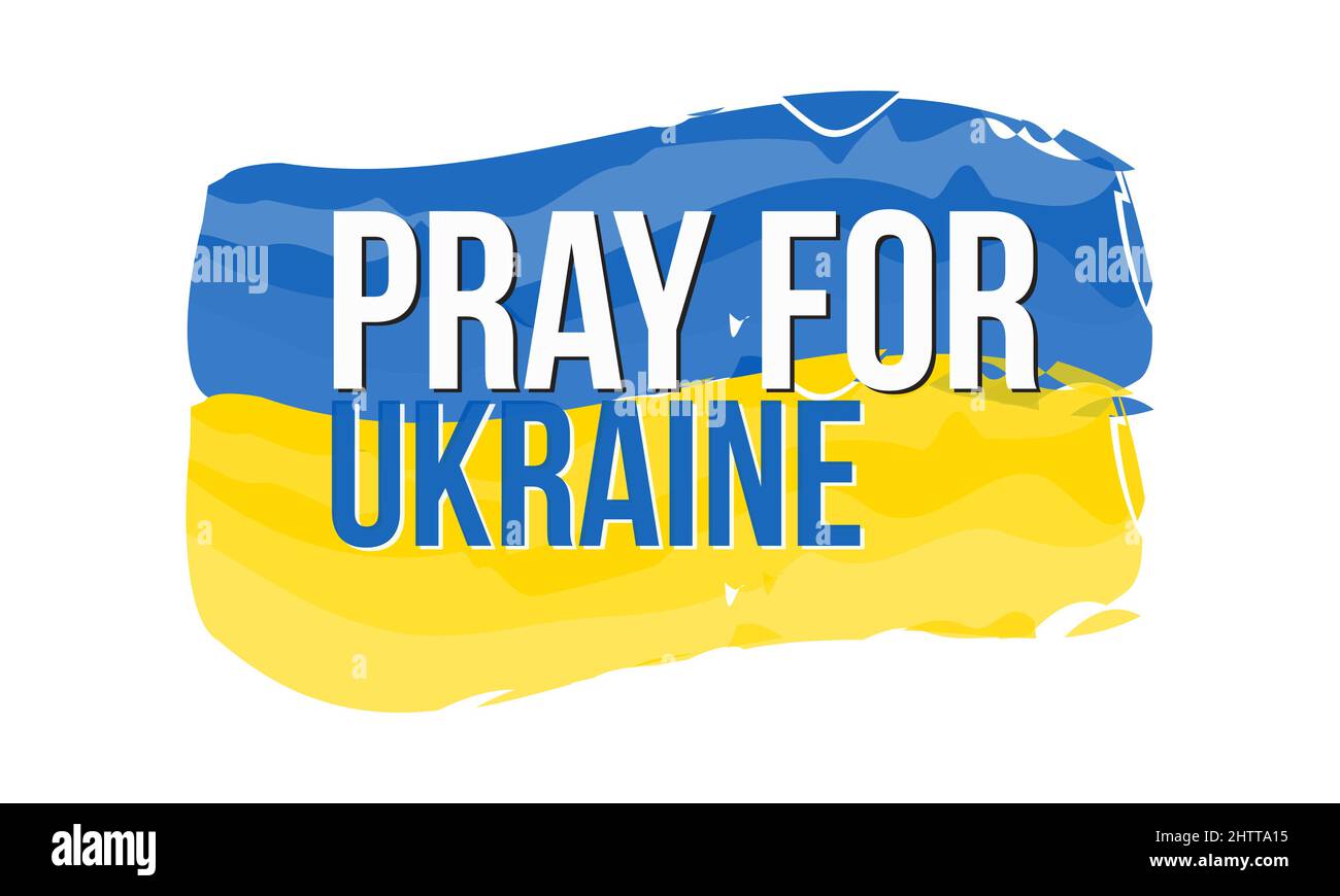 Pray peace ukraine vector Stock Vector Images - Alamy