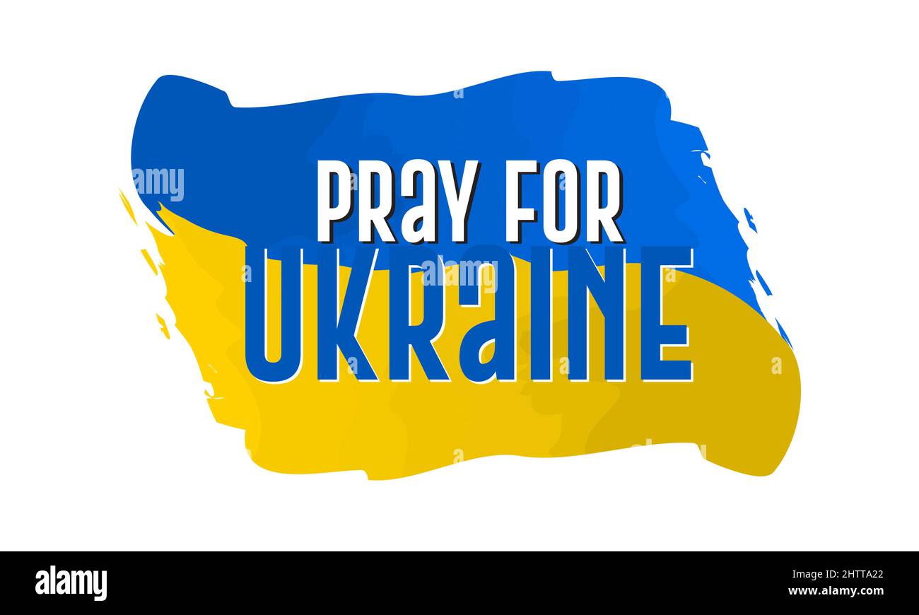 Banner pray for ukraine Stock Vector Images - Alamy