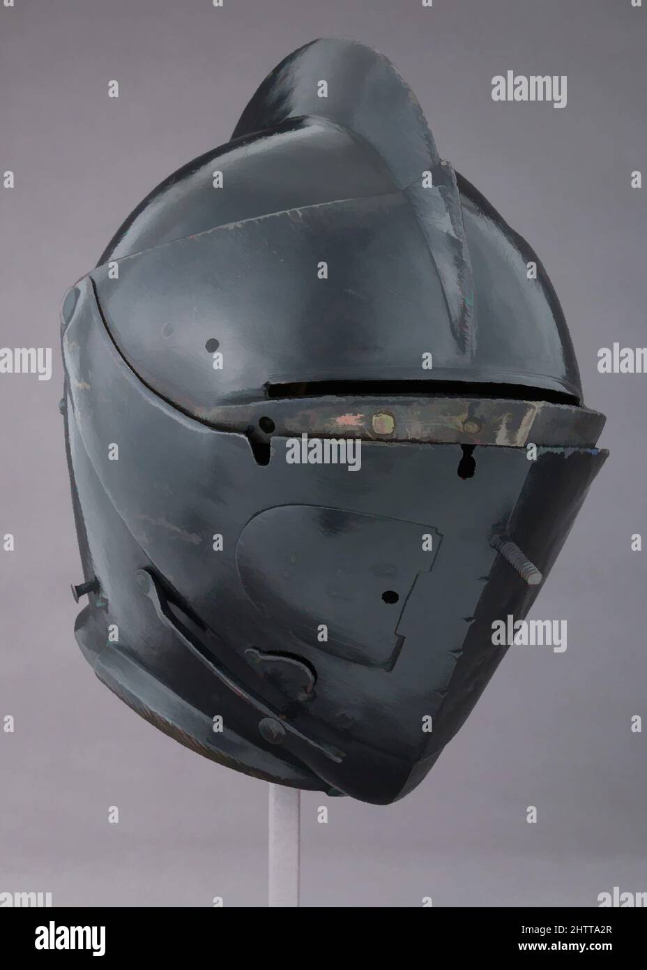Art inspired by Armet, ca. 1550, German, Steel, H. 12 in. (30.5 cm); Wt ...