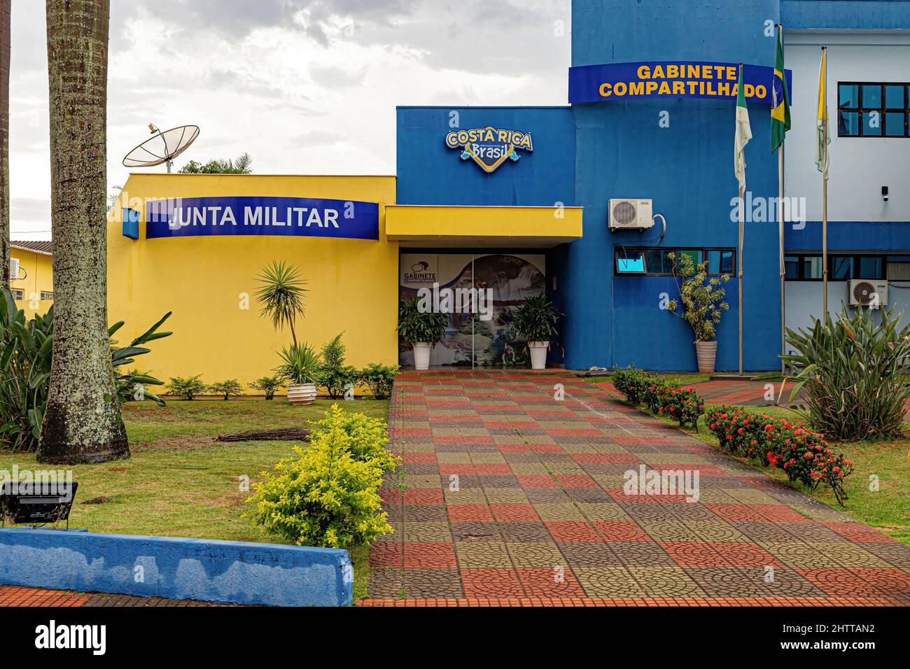 Costa Rica, Mato Grosso do Sul, Brazil - 12 18 2022: military junta ...