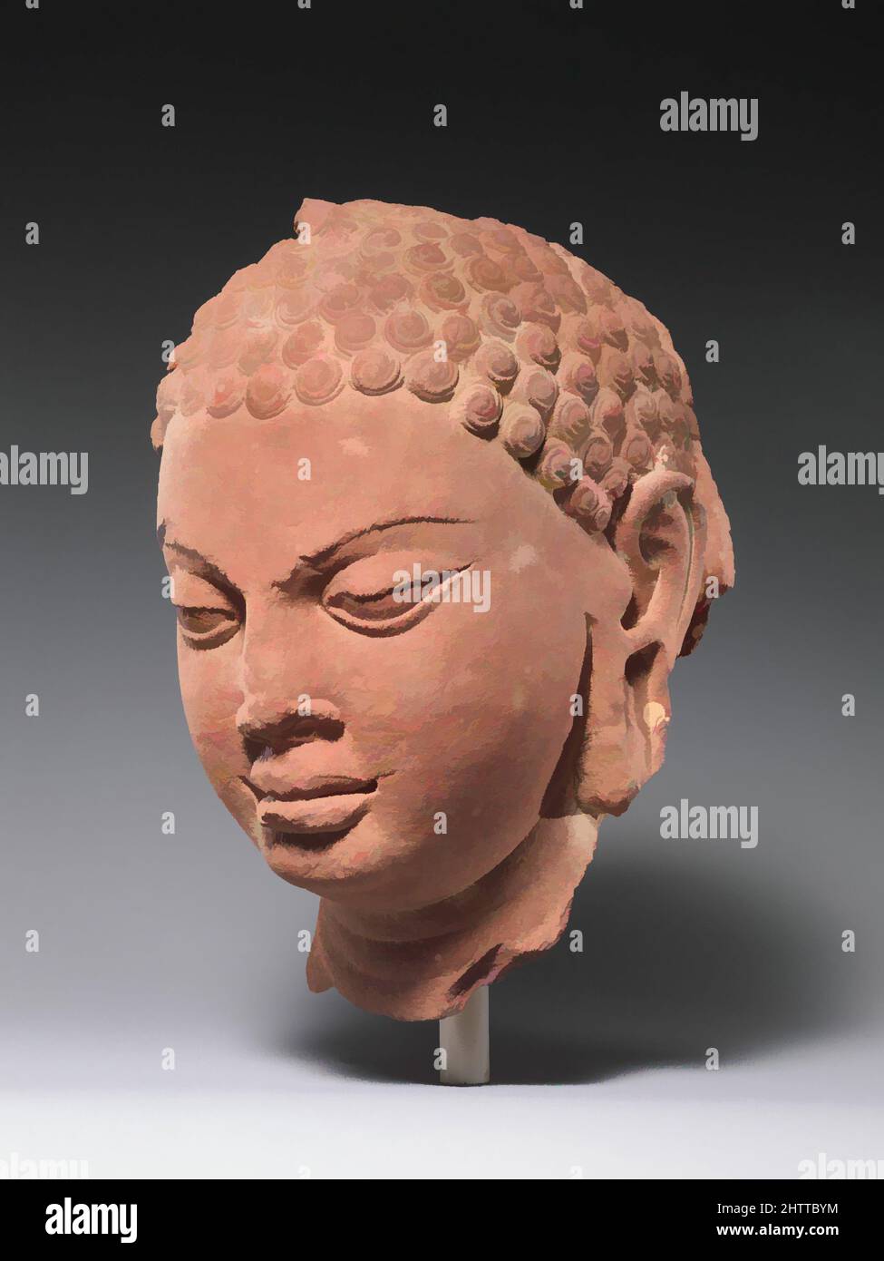 Art inspired by Head of a Buddha, late Gupta period, late 5th–early 6th ...