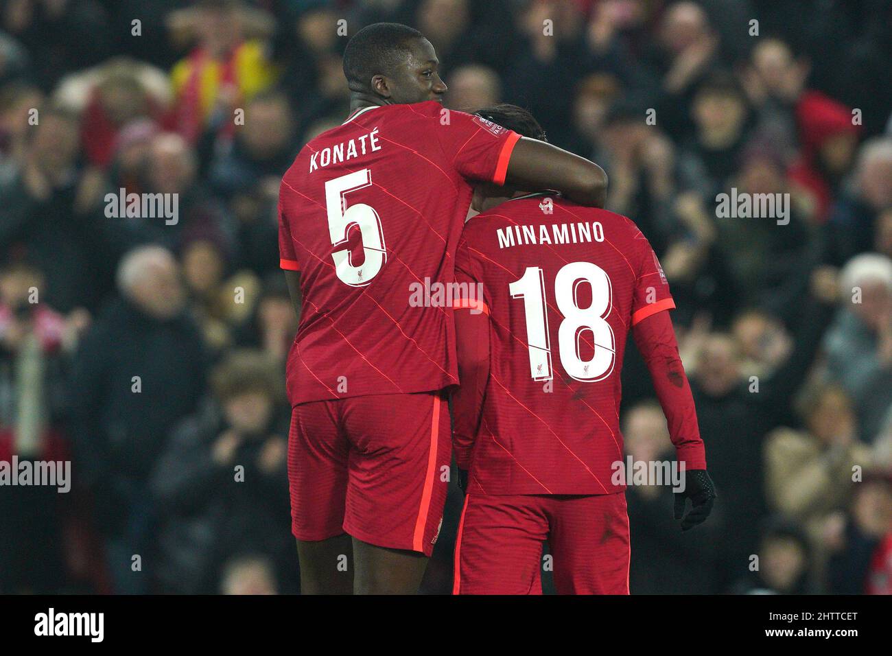 Ibrahima konate celebrates goal hi-res stock photography and images - Alamy