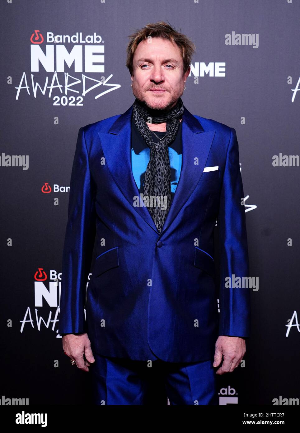 Simon Le Bon arriving at the NME Awards held at the O2 Academy Brixton ...