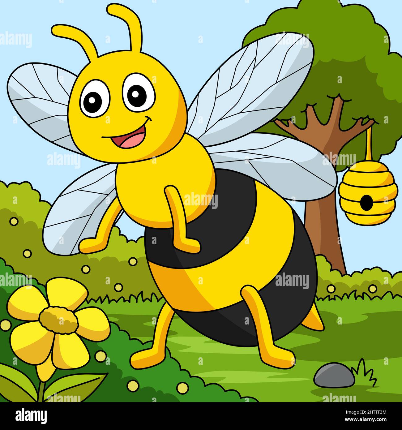 Praying Bee Clip Art