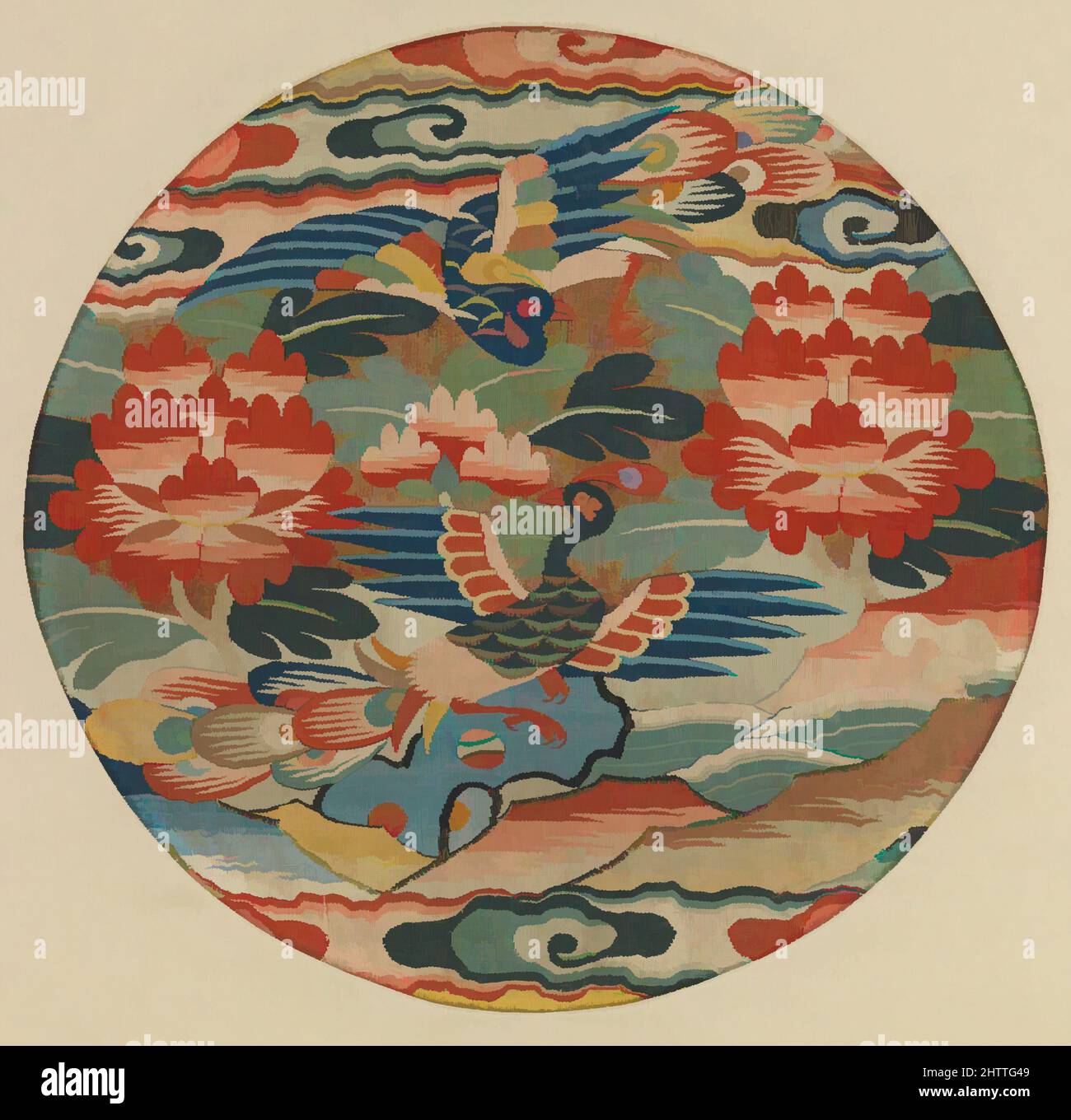 Art inspired by Medallion with Two Peacocks, Ming dynasty (1368–1644 ...