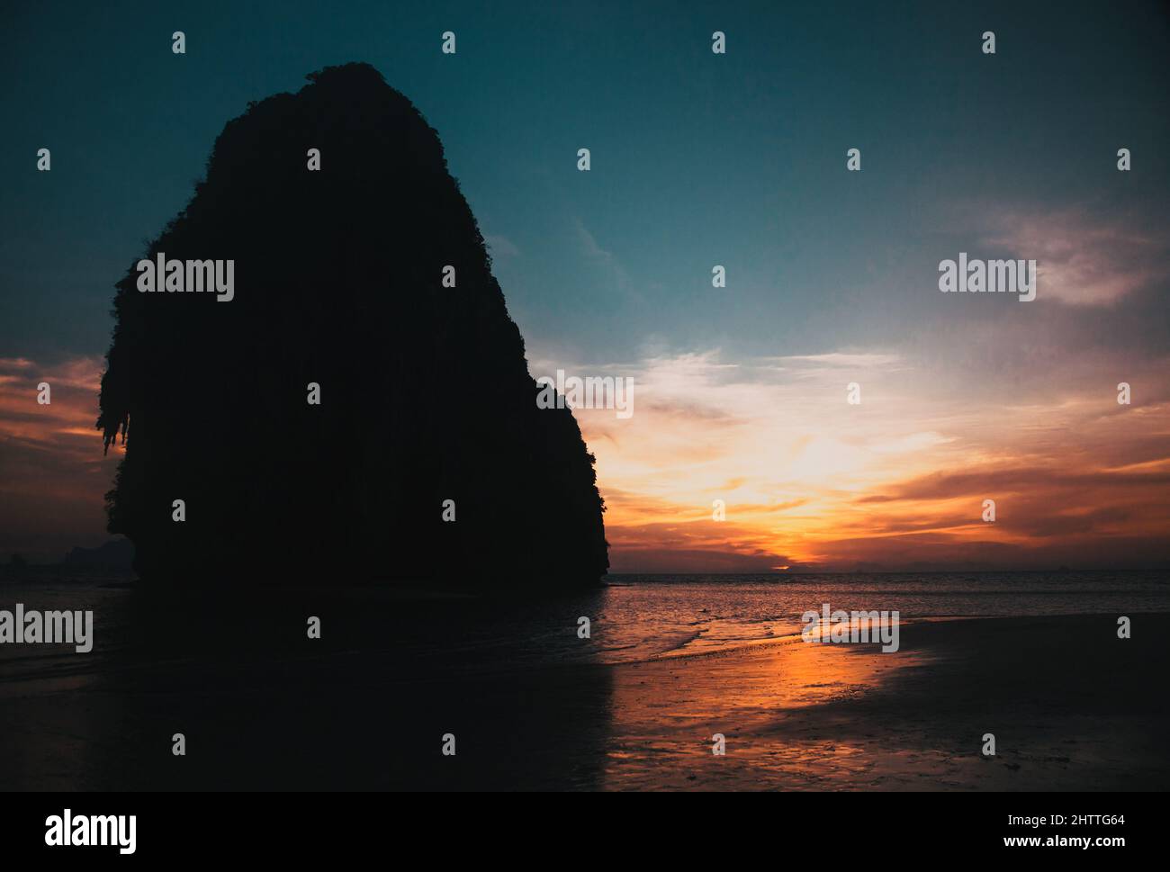 cave on Ton Sai beach Krabi Thailand Stock Photo - Alamy