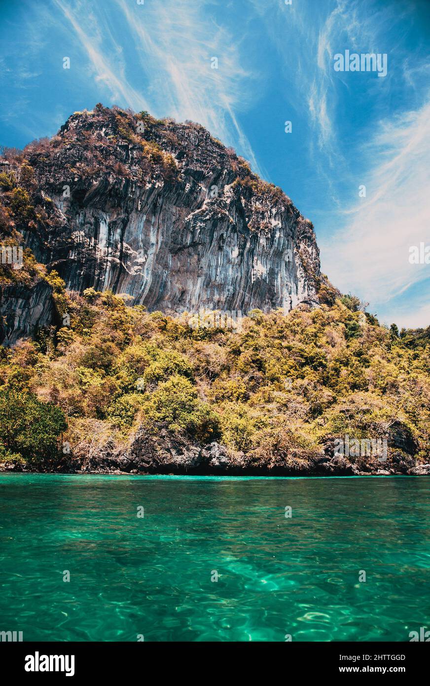 Island and clean water in Thailand Stock Photo - Alamy