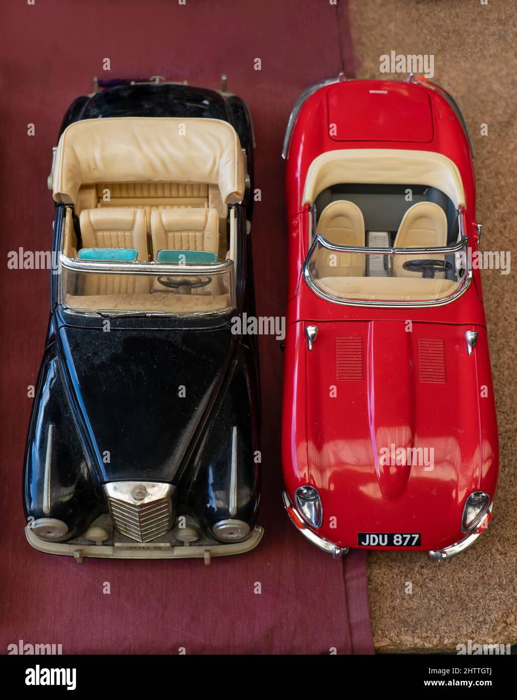 Ankara, Turkey - October 3, 2021: Top view of black and red classic ...