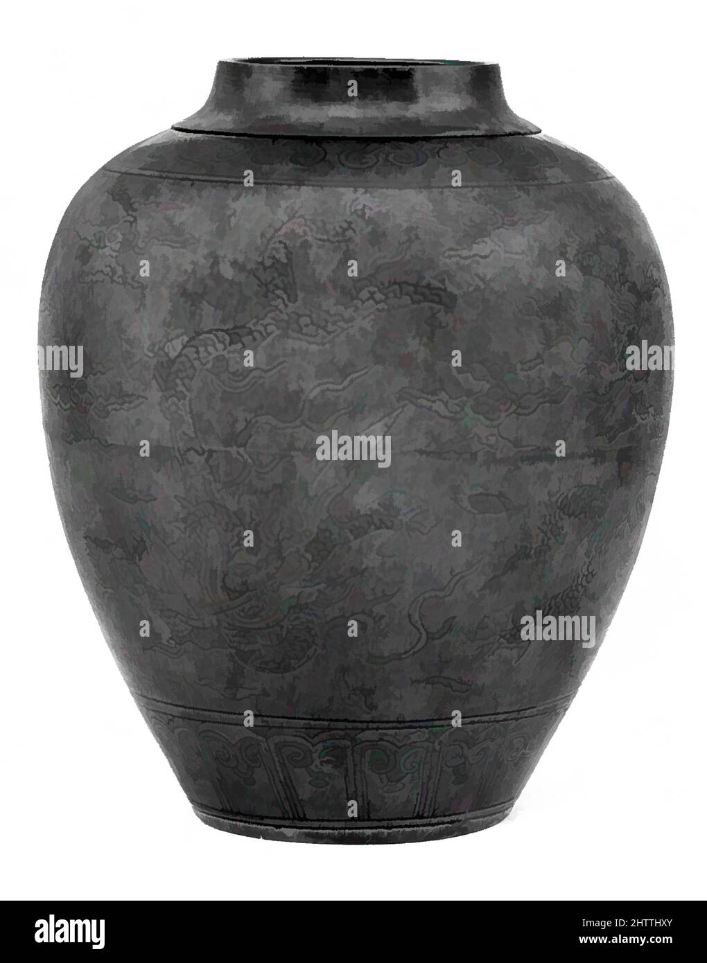 Porcelain with incised decoration Cut Out Stock Images & Pictures - Alamy