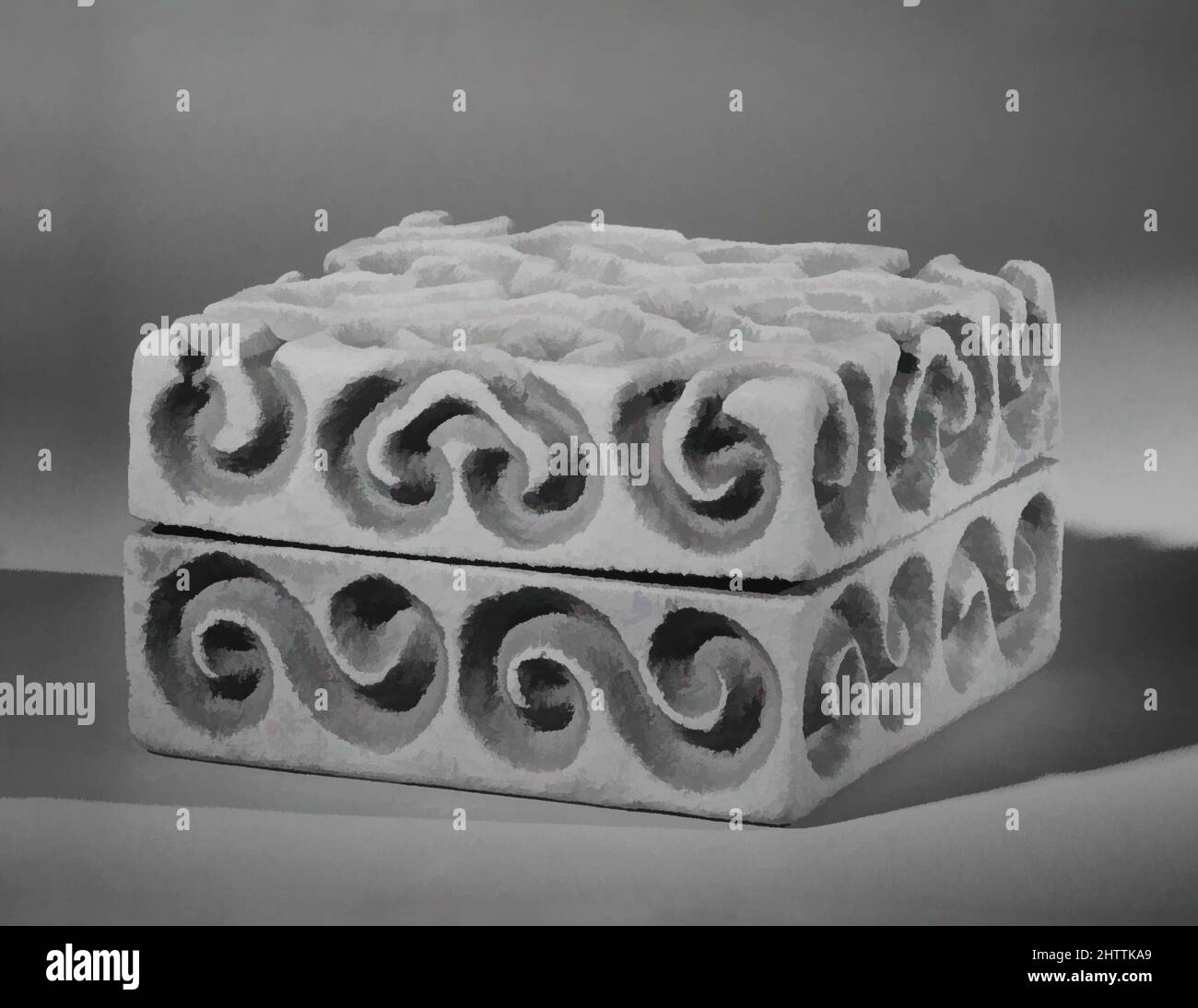 Pottery incised in scroll pattern hi-res stock photography and images ...
