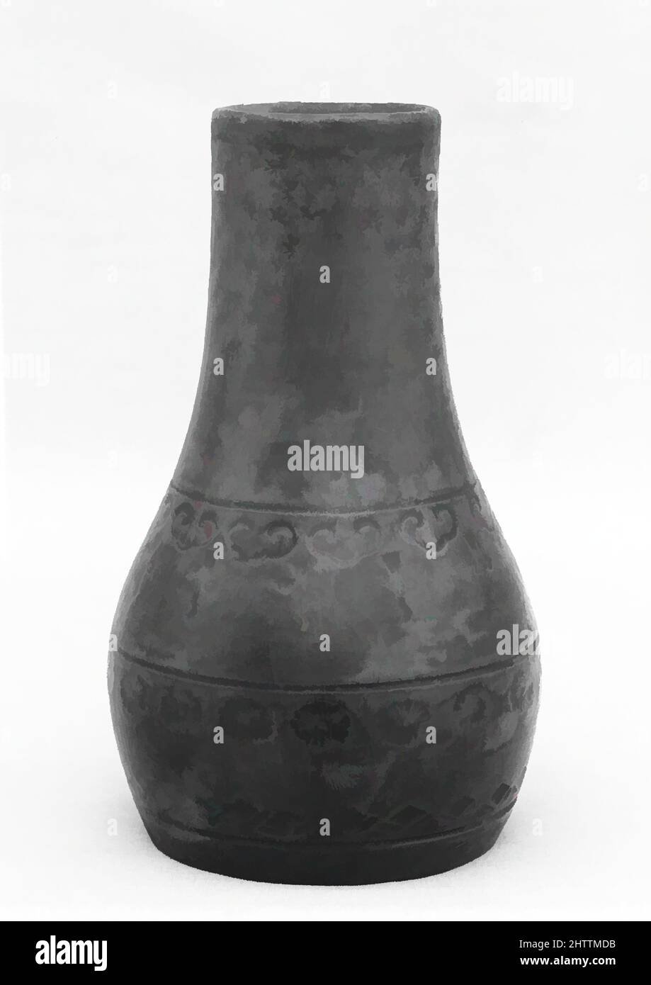 Art inspired by Vase, 17th century, Japan, Clay with a mottled glaze ...