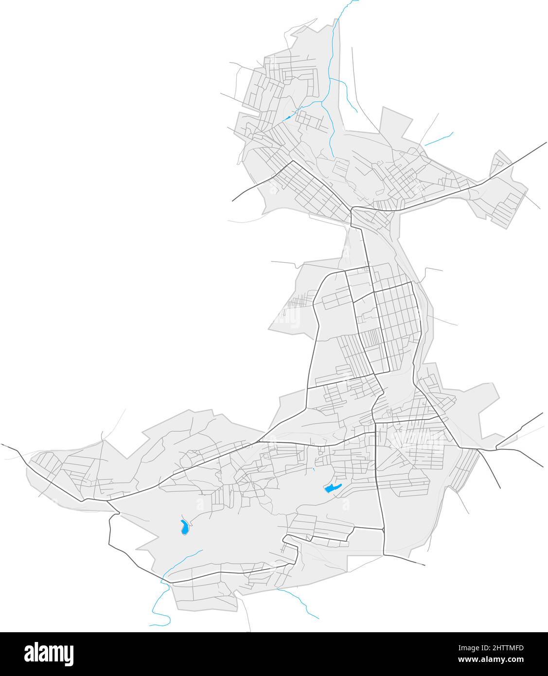 Snizhne map Stock Vector Images - Alamy