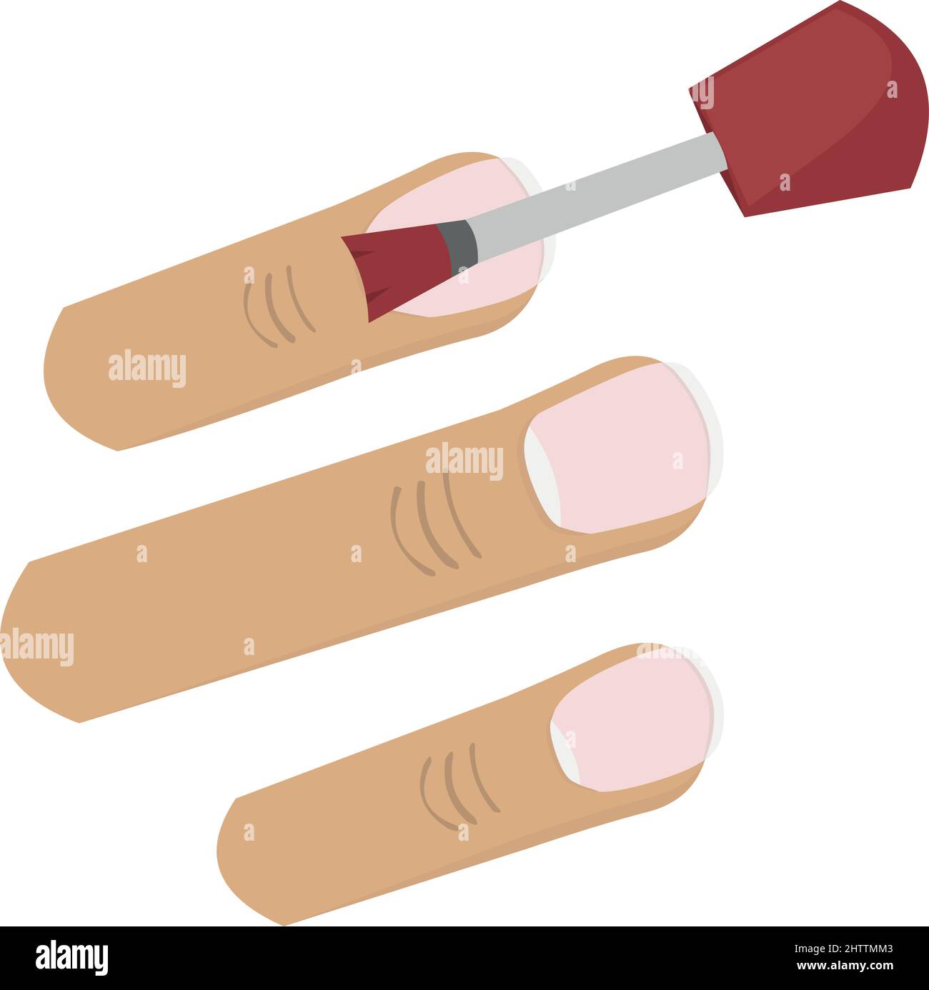 Fingernails varnish Stock Vector Images - Alamy