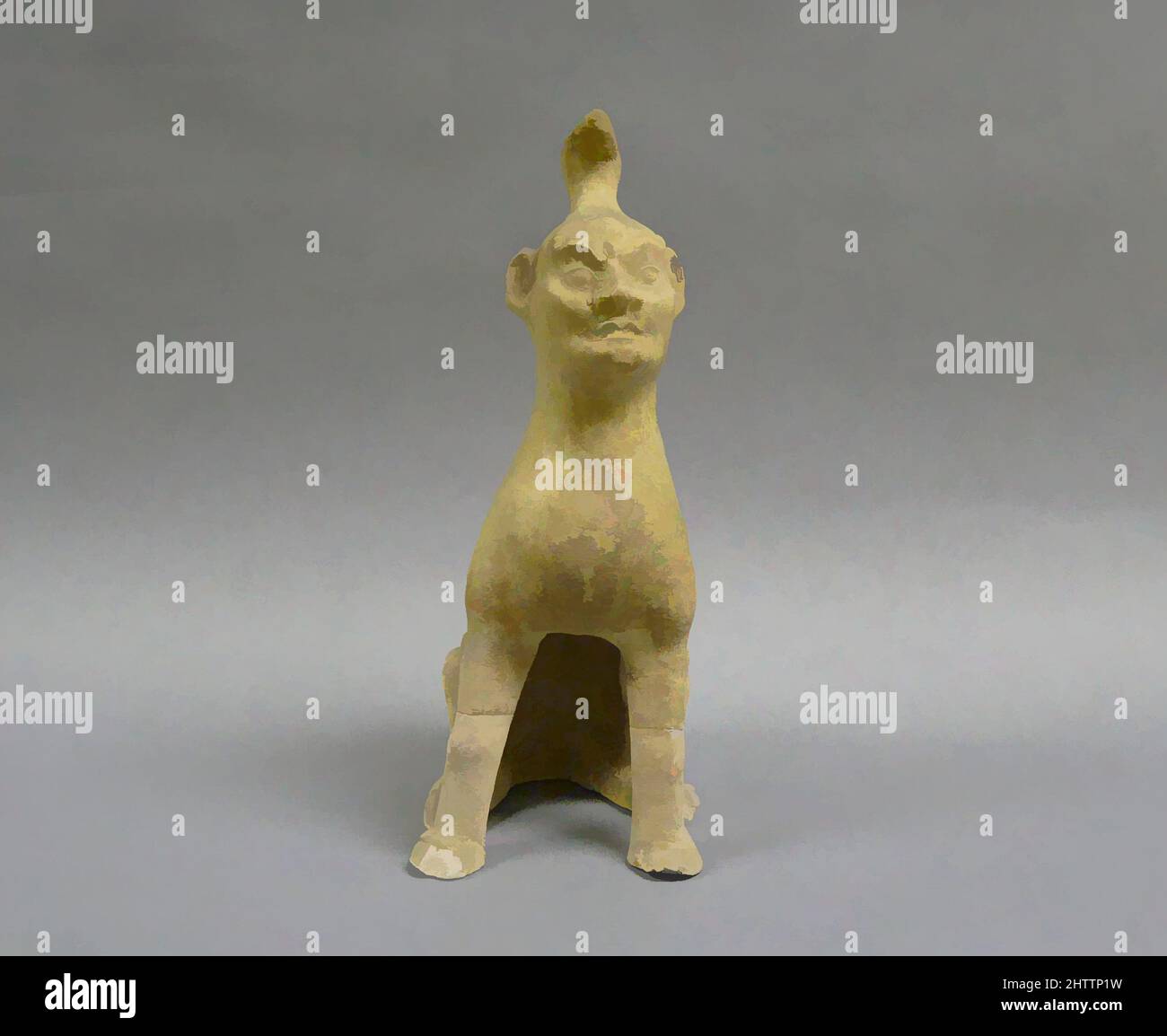 Art inspired by Figures of Grotesque Animals and a Dog, Tang dynasty ...