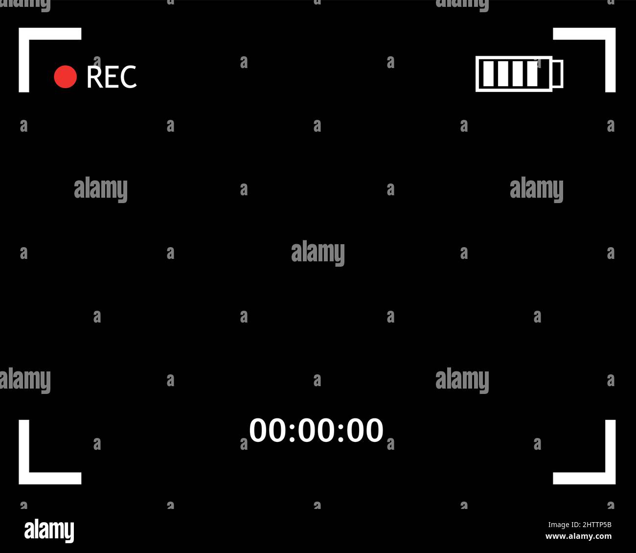 Tv camera viewfinder studio Stock Vector Images - Alamy