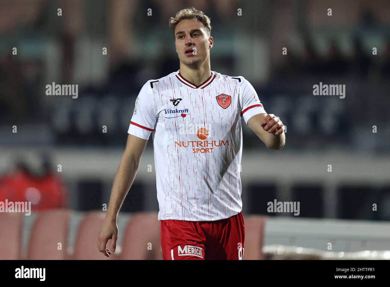 Stadio Mario Rigamonti, Brescia, Italy, March 01, 2022, Manuel De Luca ...