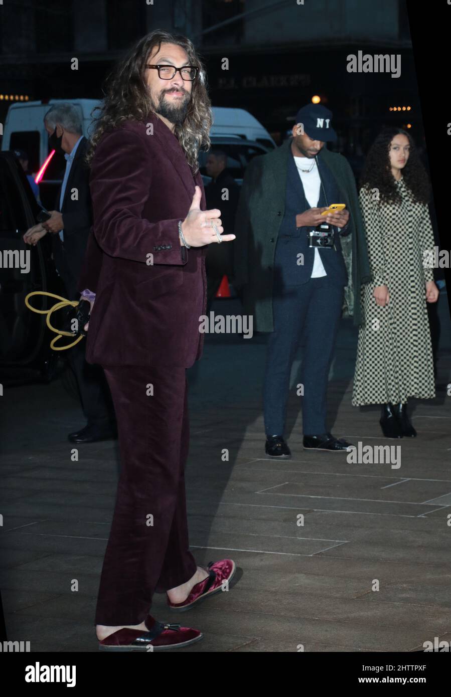 March 01, 2022.Jason Moma attend Warner Bros, Pictures presents World ...