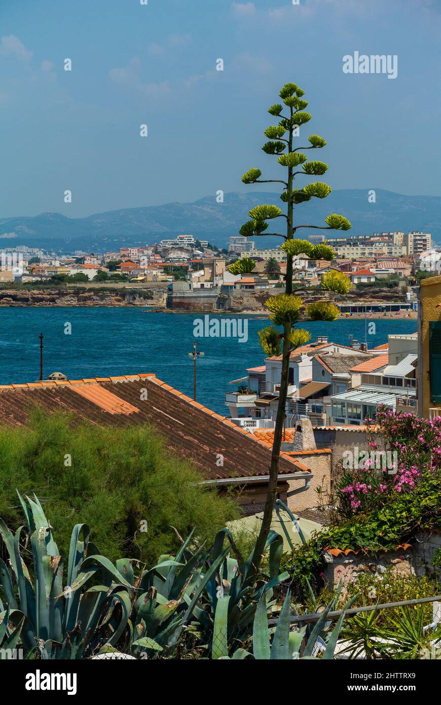 Marseille, France, Mediterranean Sea Coast, Scenic View, "Calanques ...