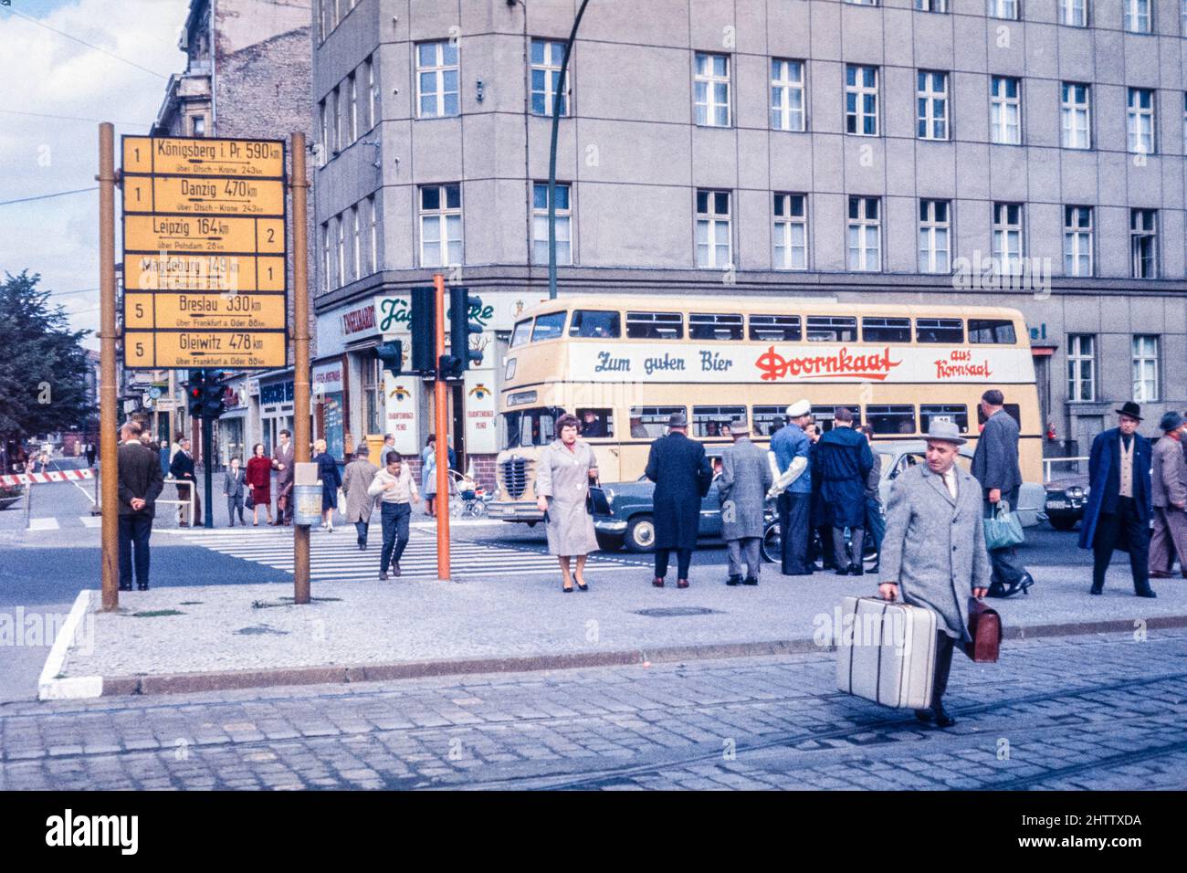 East Berlin, 1962. Street Scene Stock Photo - Alamy