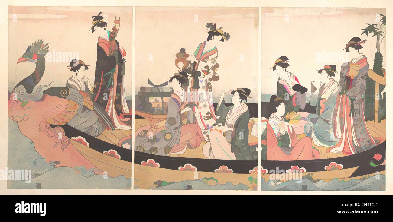 Art inspired by The Treasure Boat, Edo period (1615–1868), ca. 1795 ...