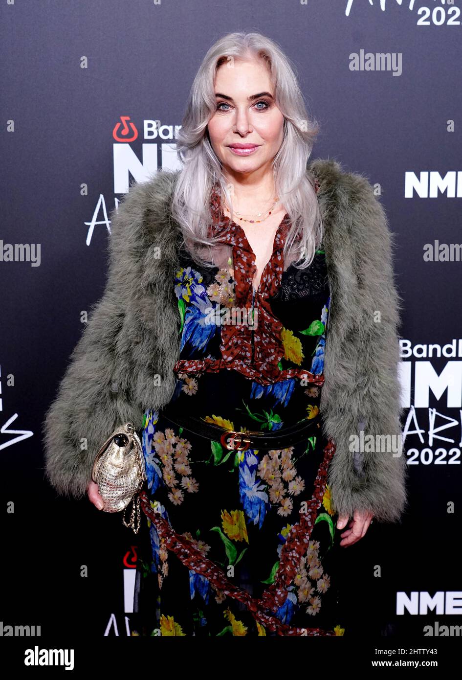 Brix Smith arriving at the NME Awards held at the O2 Academy Brixton ...