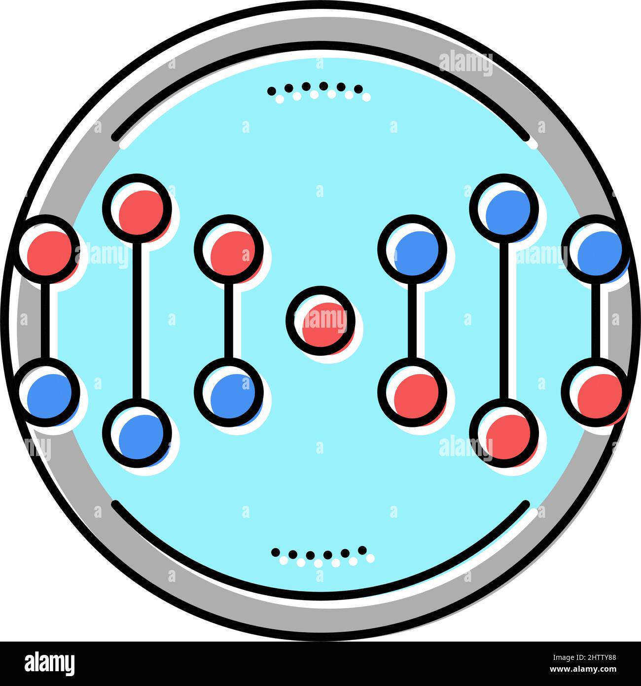 chemical genetic formula color icon vector illustration Stock Vector ...
