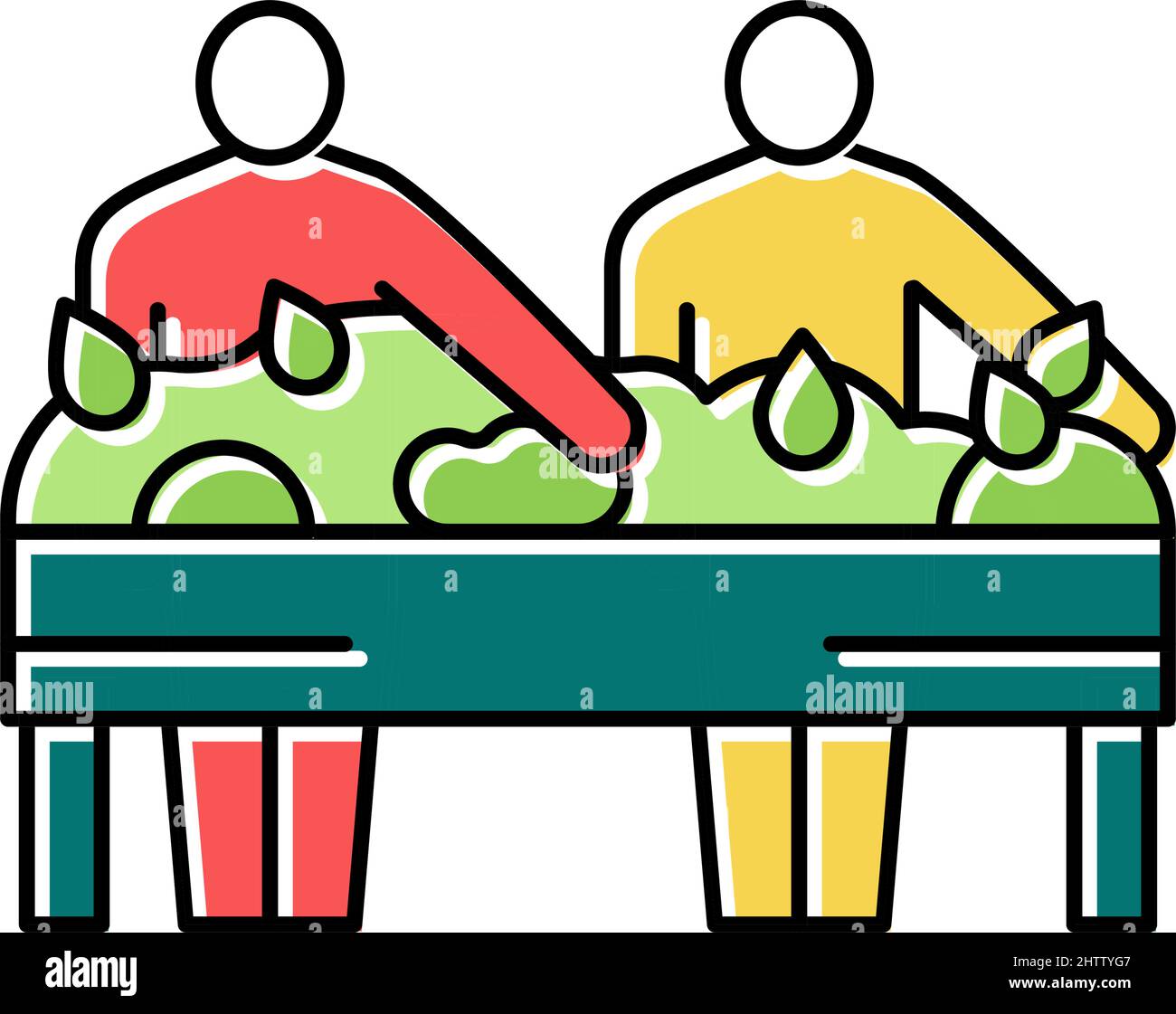 sorting tea color icon vector illustration Stock Vector Image & Art - Alamy