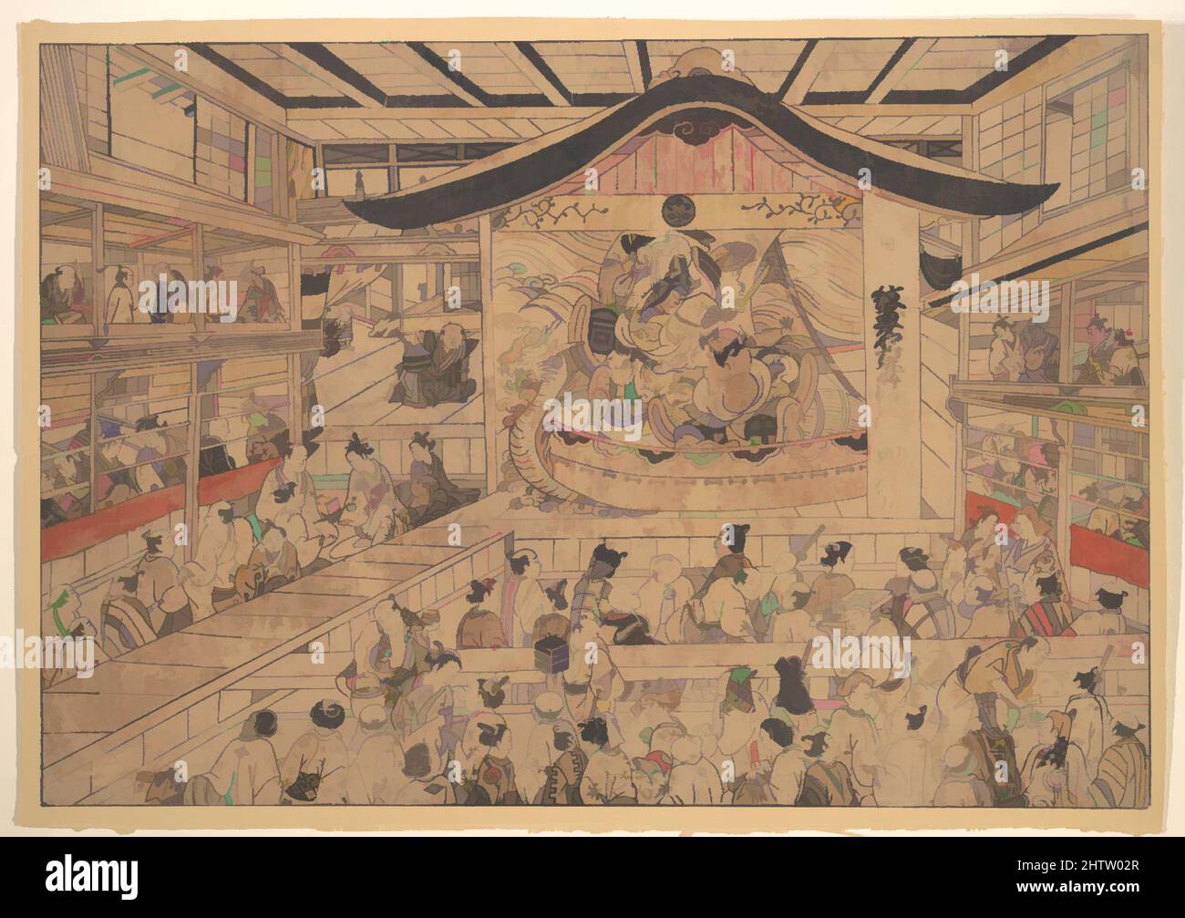Art inspired by At the Theater, Edo period (1615–1868), Japan ...