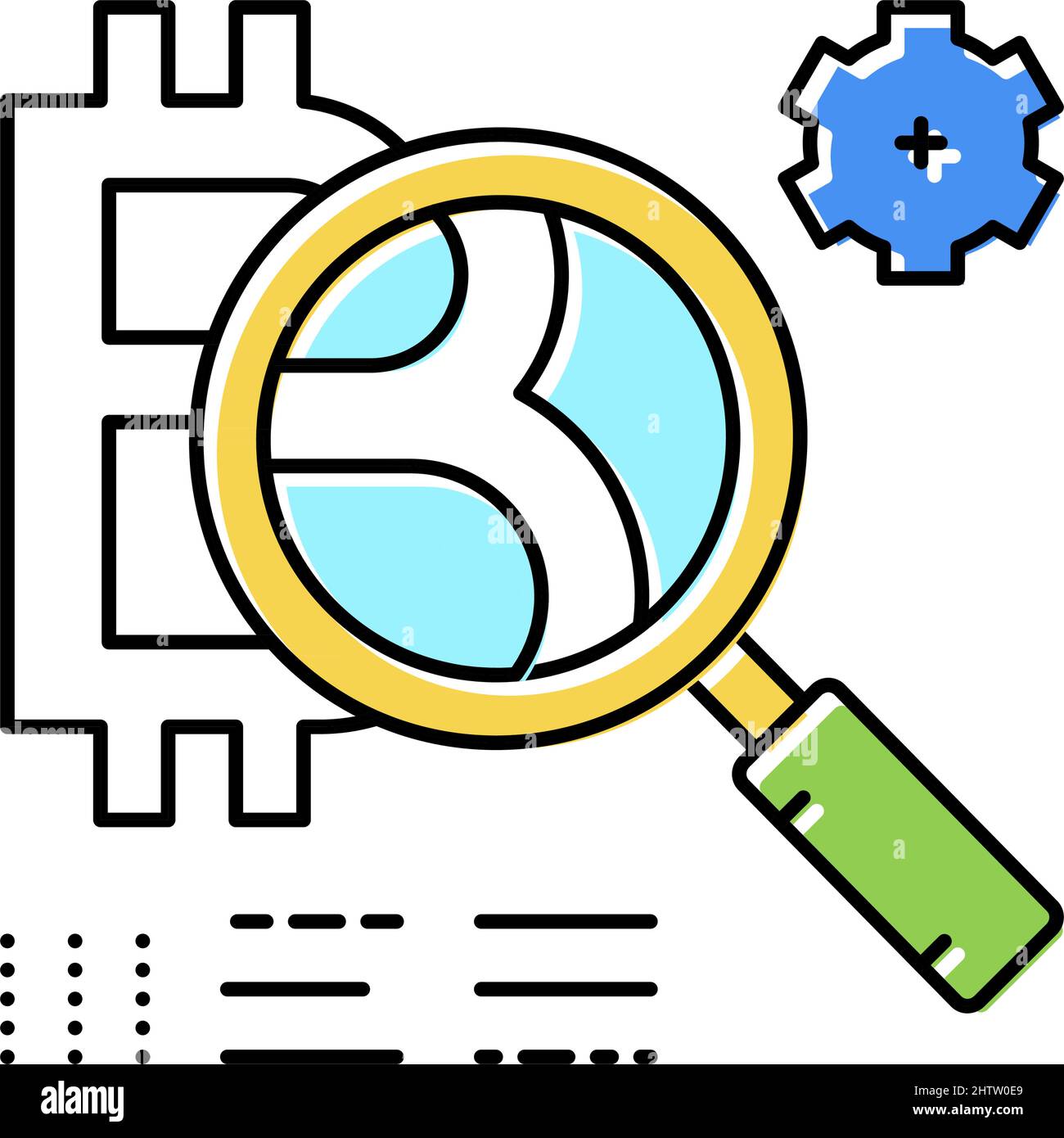 Token development ico icon hi-res stock photography and images - Alamy