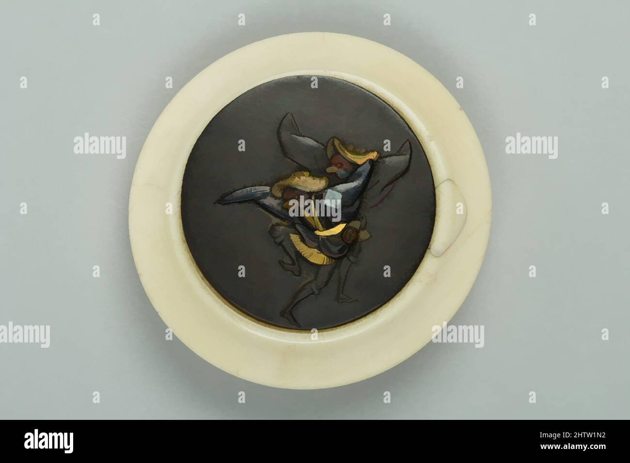 Art inspired by Netsuke of Two Tengu Dancing, 19th century, Japan ...