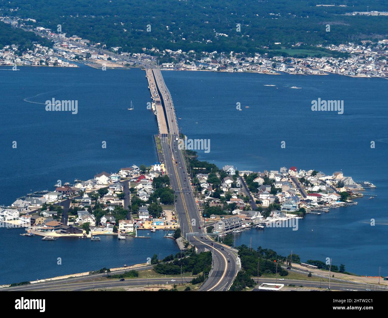 Aerial view of a beautiful cityscape in a daylight Stock Photo - Alamy