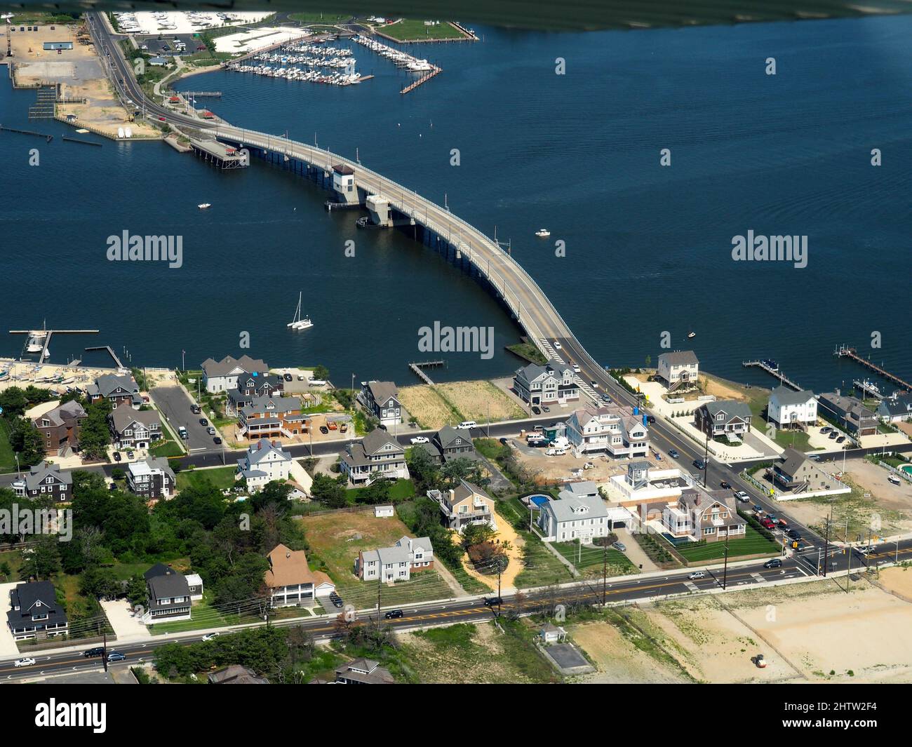 Aerial view of a beautiful cityscape in a daylight Stock Photo - Alamy