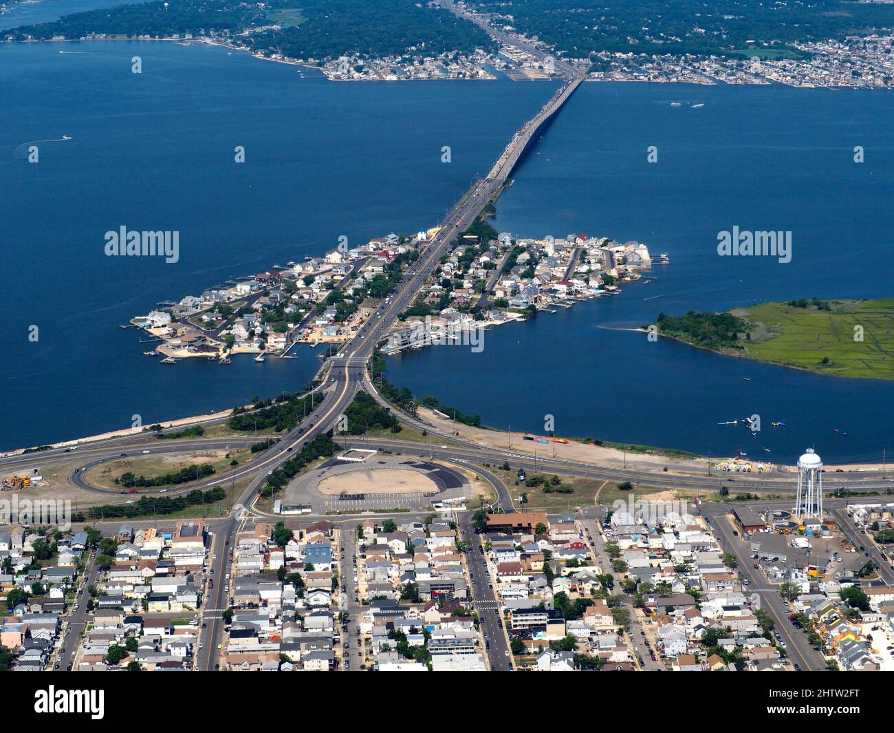 Aerial view of a beautiful cityscape in a daylight Stock Photo - Alamy