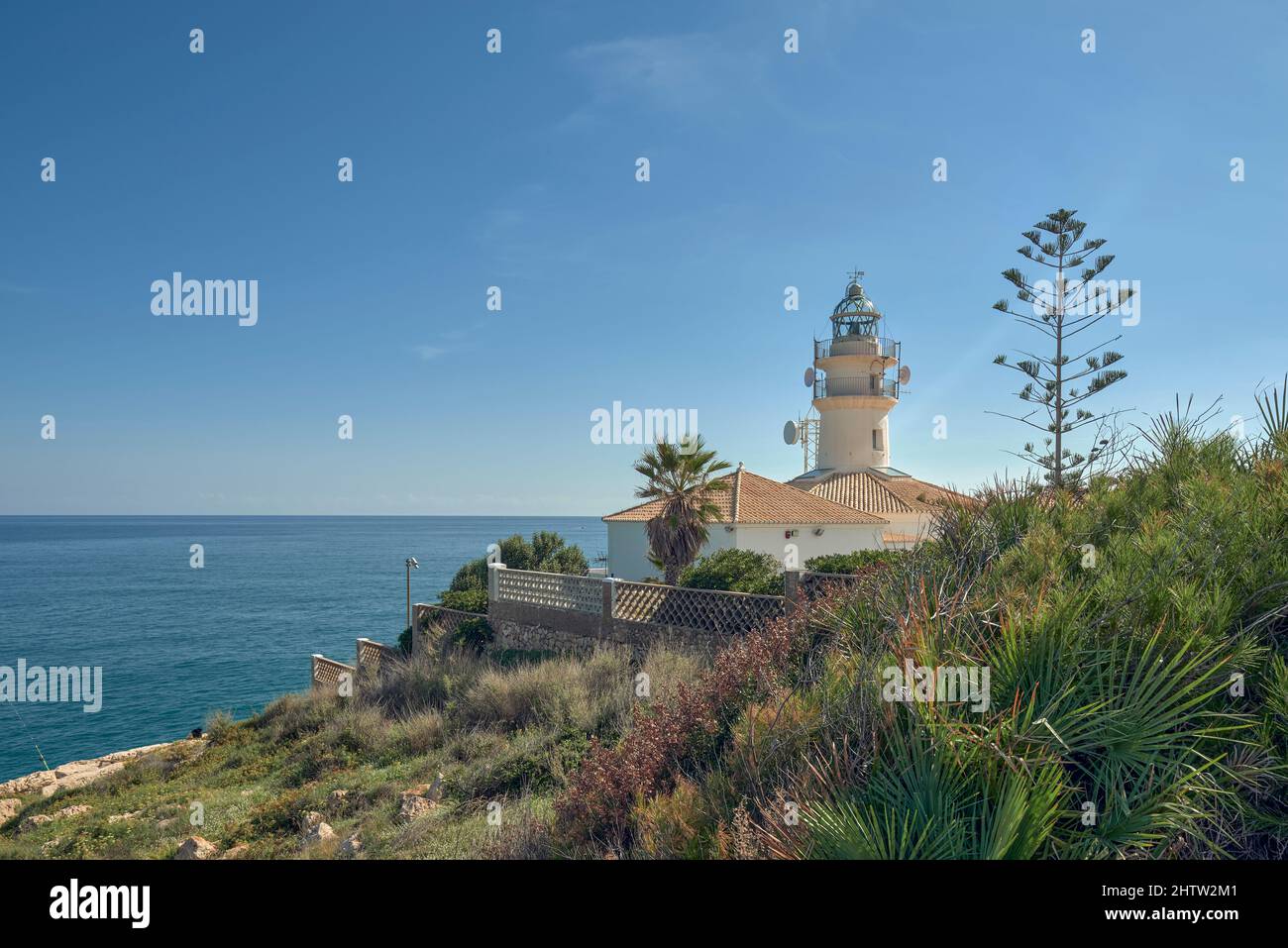 El Faro building is located in Cabo de Cullera, a place known as Punta ...